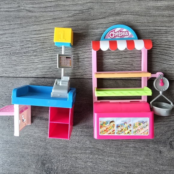 Barbie | Toys | Barbie Chelsea Super Market Fruit Stand Play Set | Poshmark